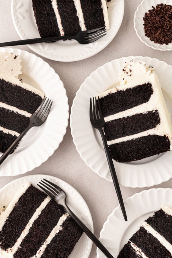 black white cake