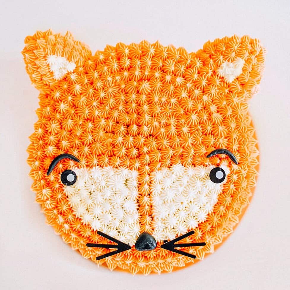 fox face cake template