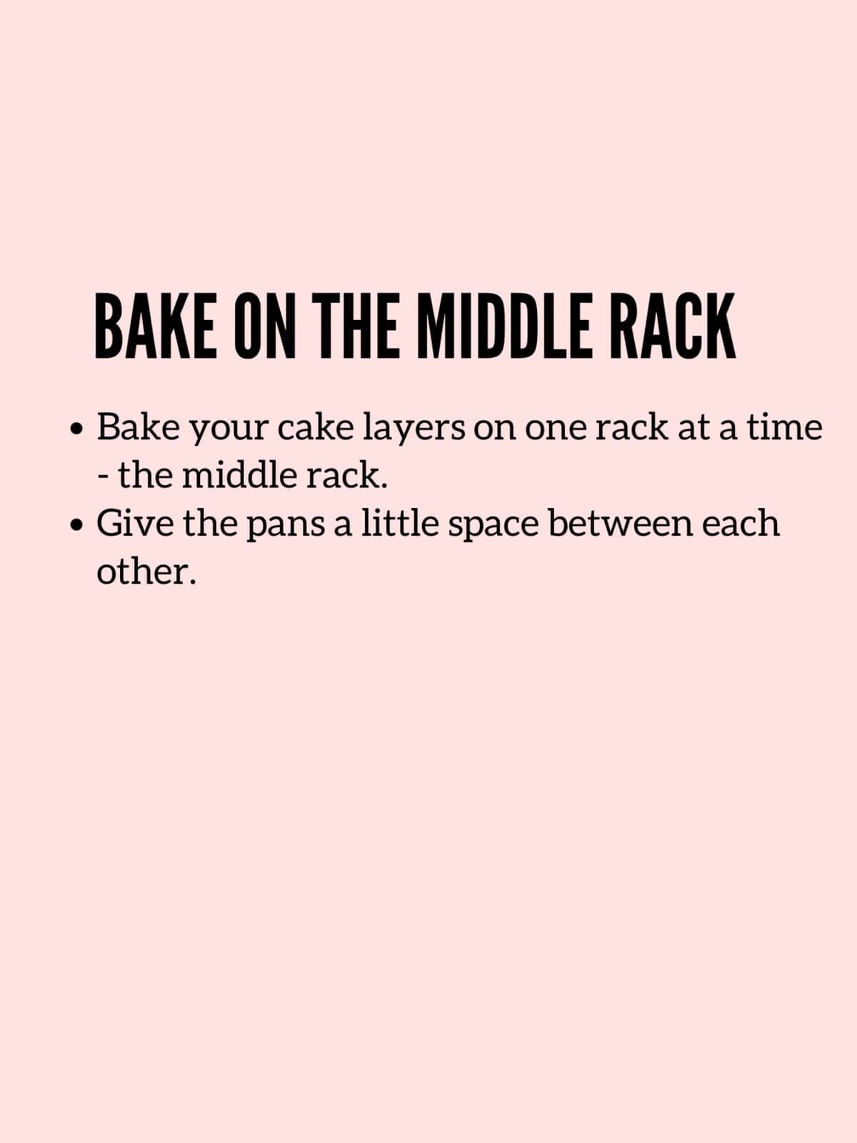 baking a cake time