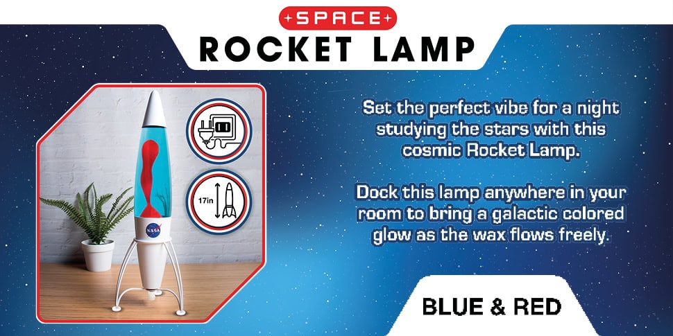 space rocket lamp