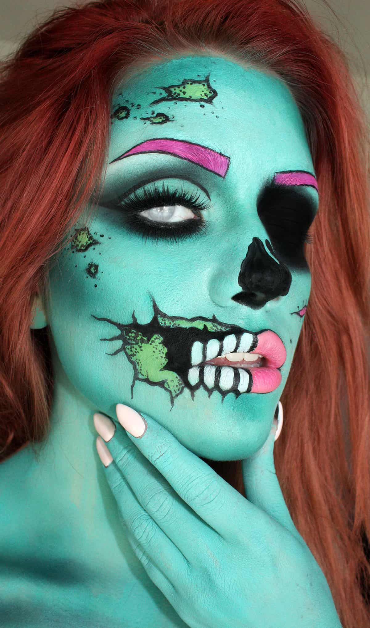 cool face makeup