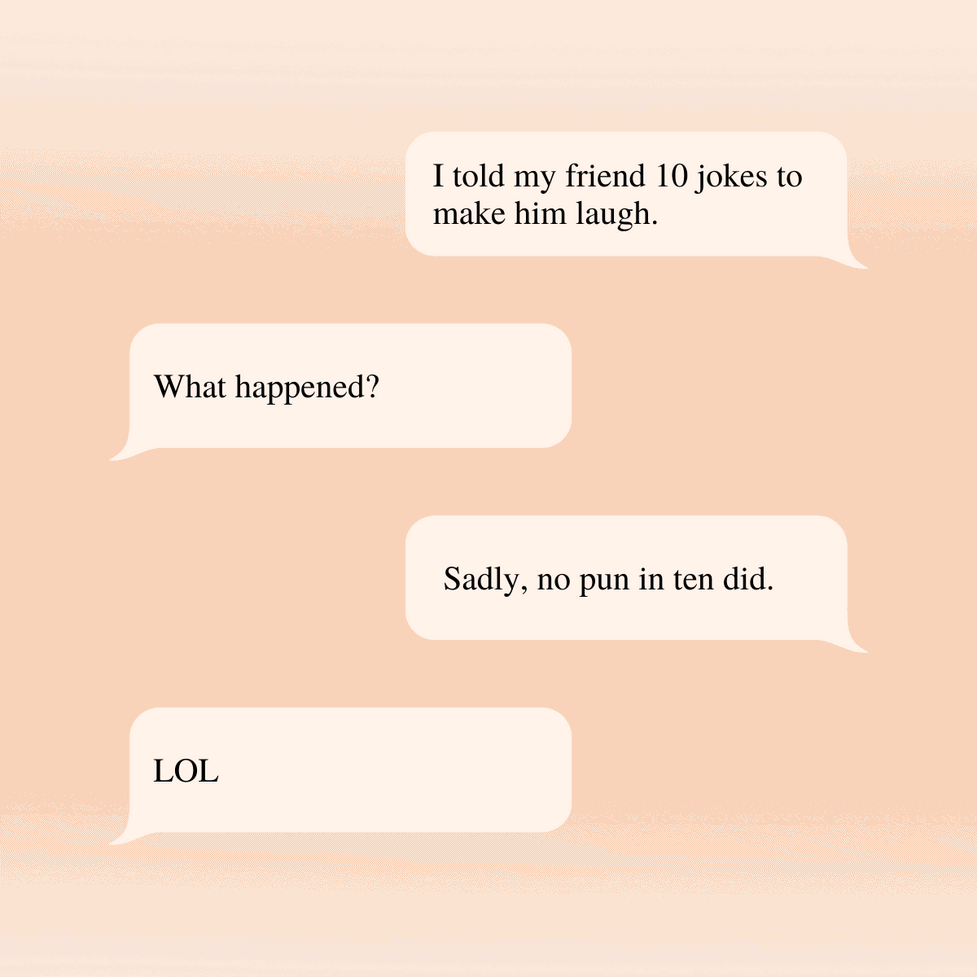 funny things to type to your friends