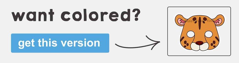 leopard mask printable