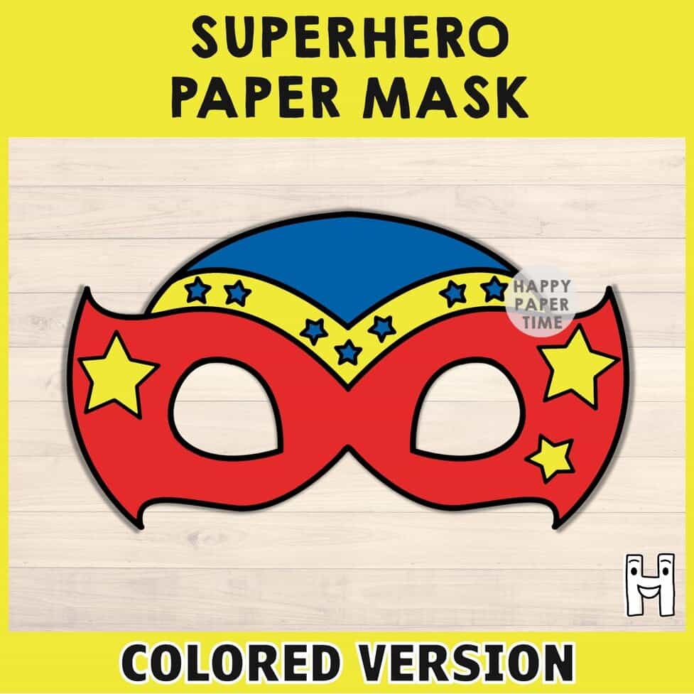 superman mask template