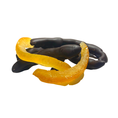 orange candy chocolate