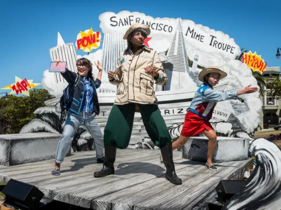 San Francisco Mime Troupe's "Breakdown" in Golden Gate Park