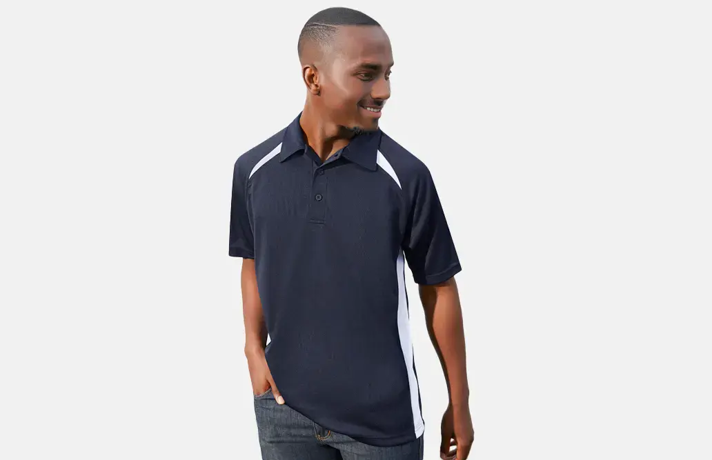 Mens Splice Short Sleeve Polo - Same Day Printing