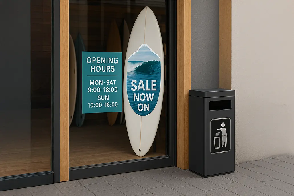 Large Format Vinyl Stickers | Fast Window Graphics - Same Day