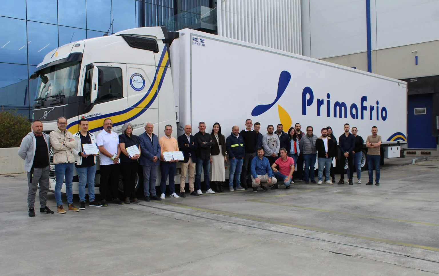 Primafrio premia a sus conductores más sostenibles - SoloCamion.es