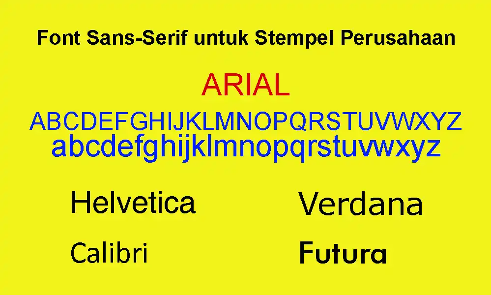 Font Stempel Dapat Meningkatkan Citra Profesional Anda - StempelWarna.id