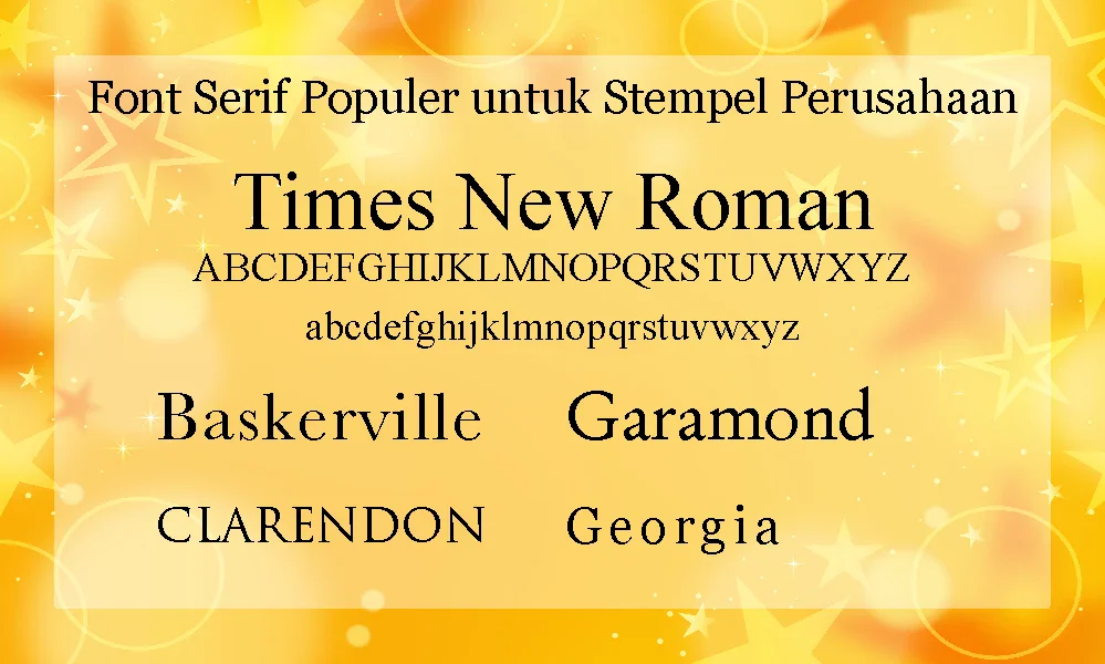 Font Stempel Dapat Meningkatkan Citra Profesional Anda - StempelWarna.id