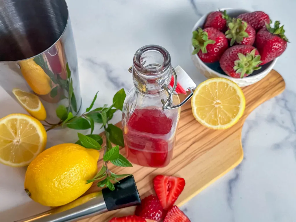 Fresh & Simple Strawberry Collins Cocktail Recipe