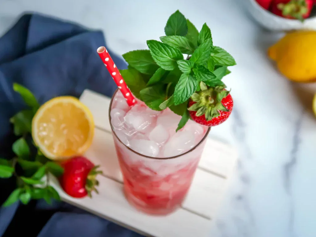 Fresh & Simple Strawberry Collins Cocktail Recipe