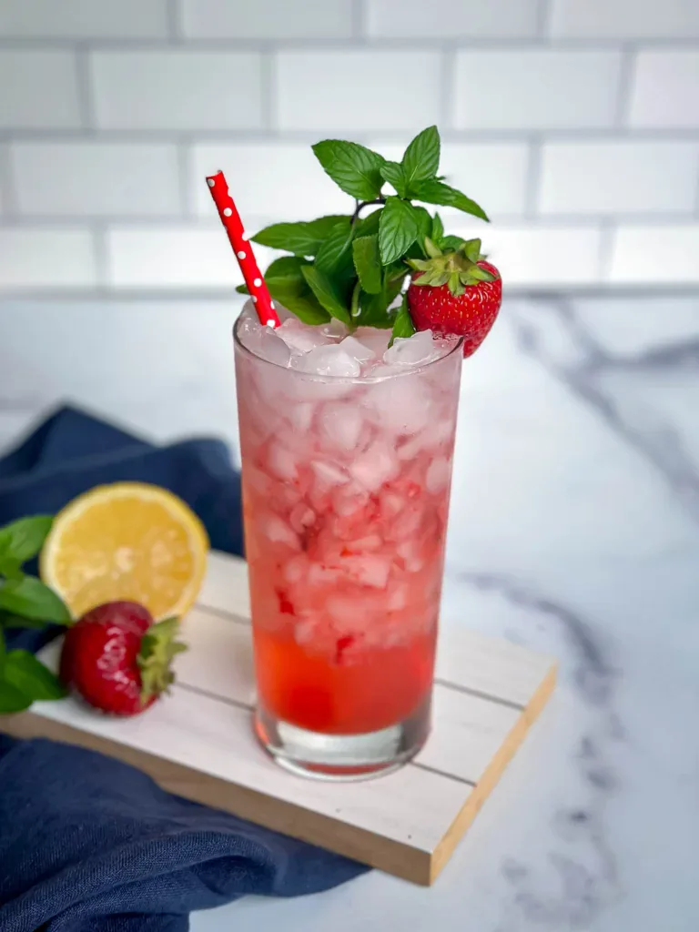 Fresh & Simple Strawberry Collins Cocktail Recipe