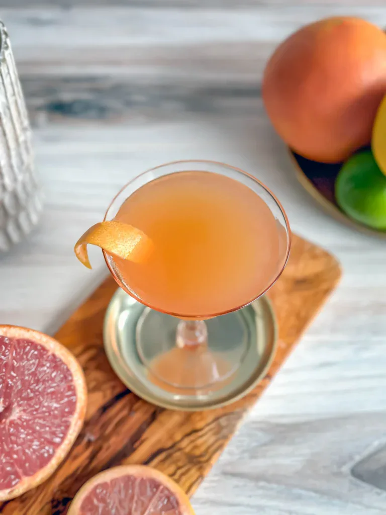 Brown Derby Cocktail Recipe with Bourbon & Grapefruit
