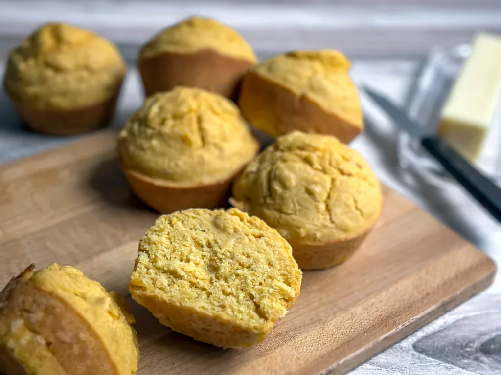 Southern-Style Cornbread Muffins Recipe with Corn
