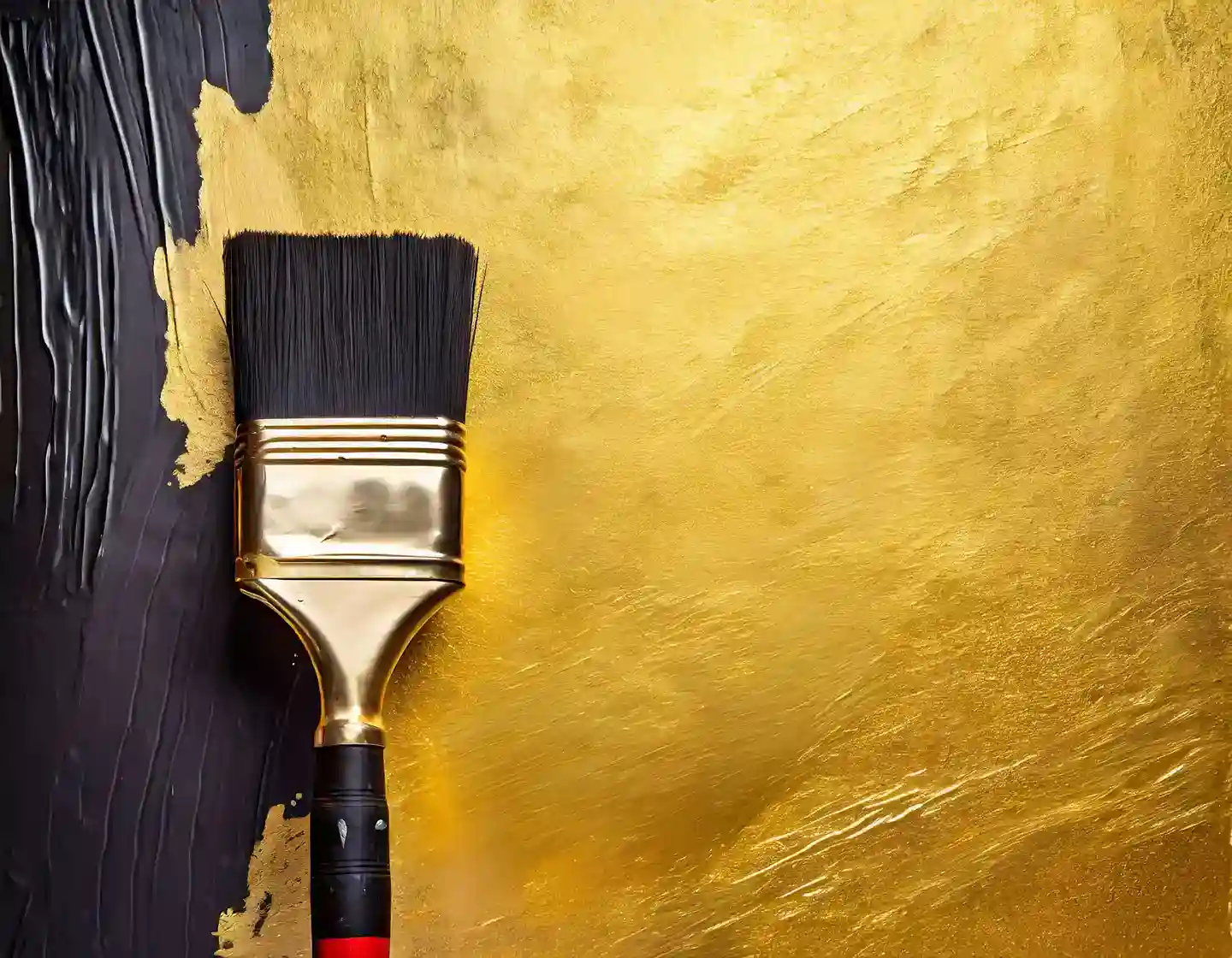 Gouden muurverf: hoe te schilderen? - Verfplaza