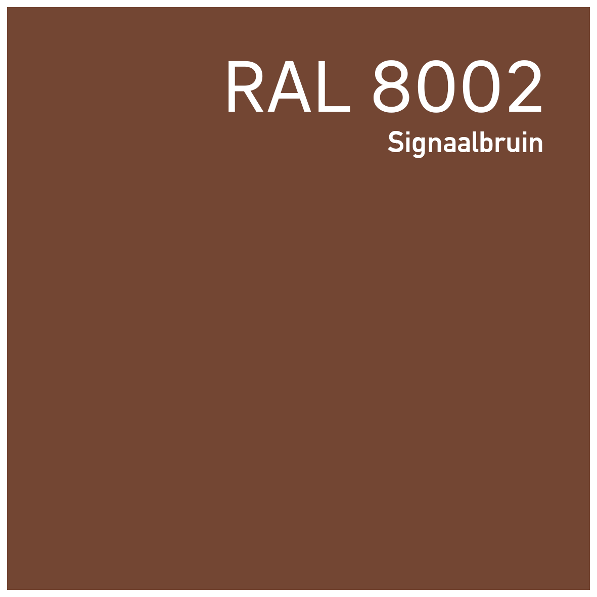 RAL 8002 Signaalbruin - Verfplaza