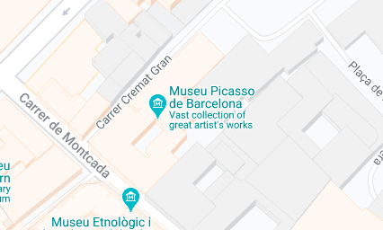 Picasso Museum Map