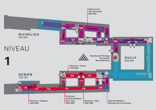 Louvre Floor Plan Mona Lisa | Floor Roma
