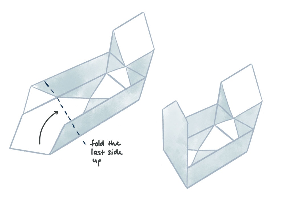 how to make a rectangular gift box