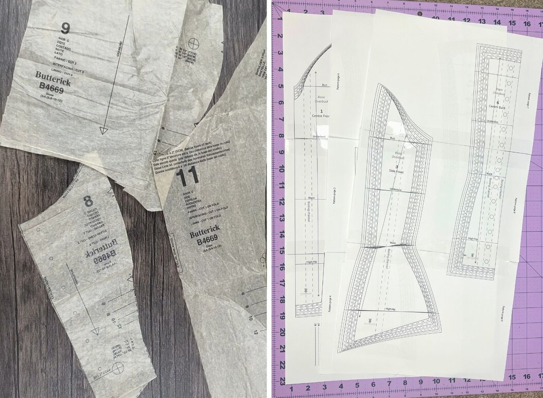 overbust corset pattern