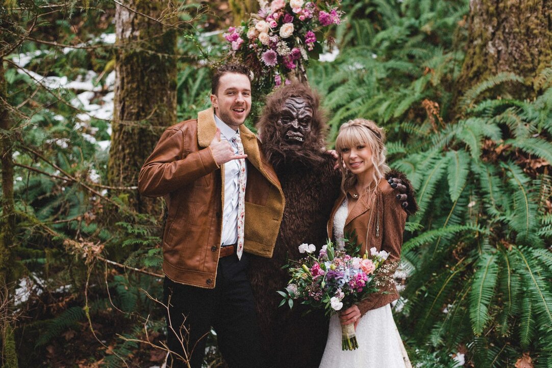 Bigfoot Wedding Bigfoot And A Sunny Thunderstorm? Has To Be Double