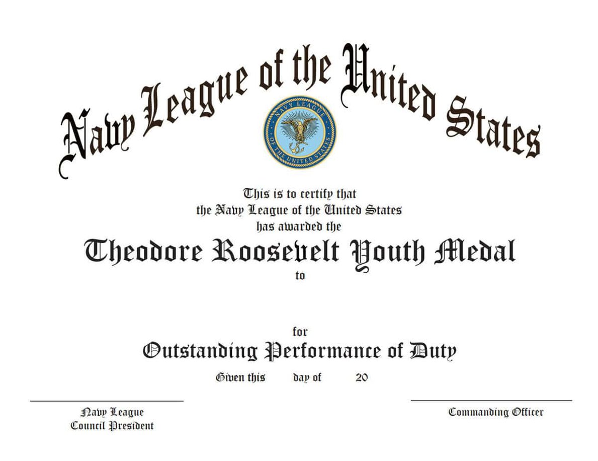 navy certificates
