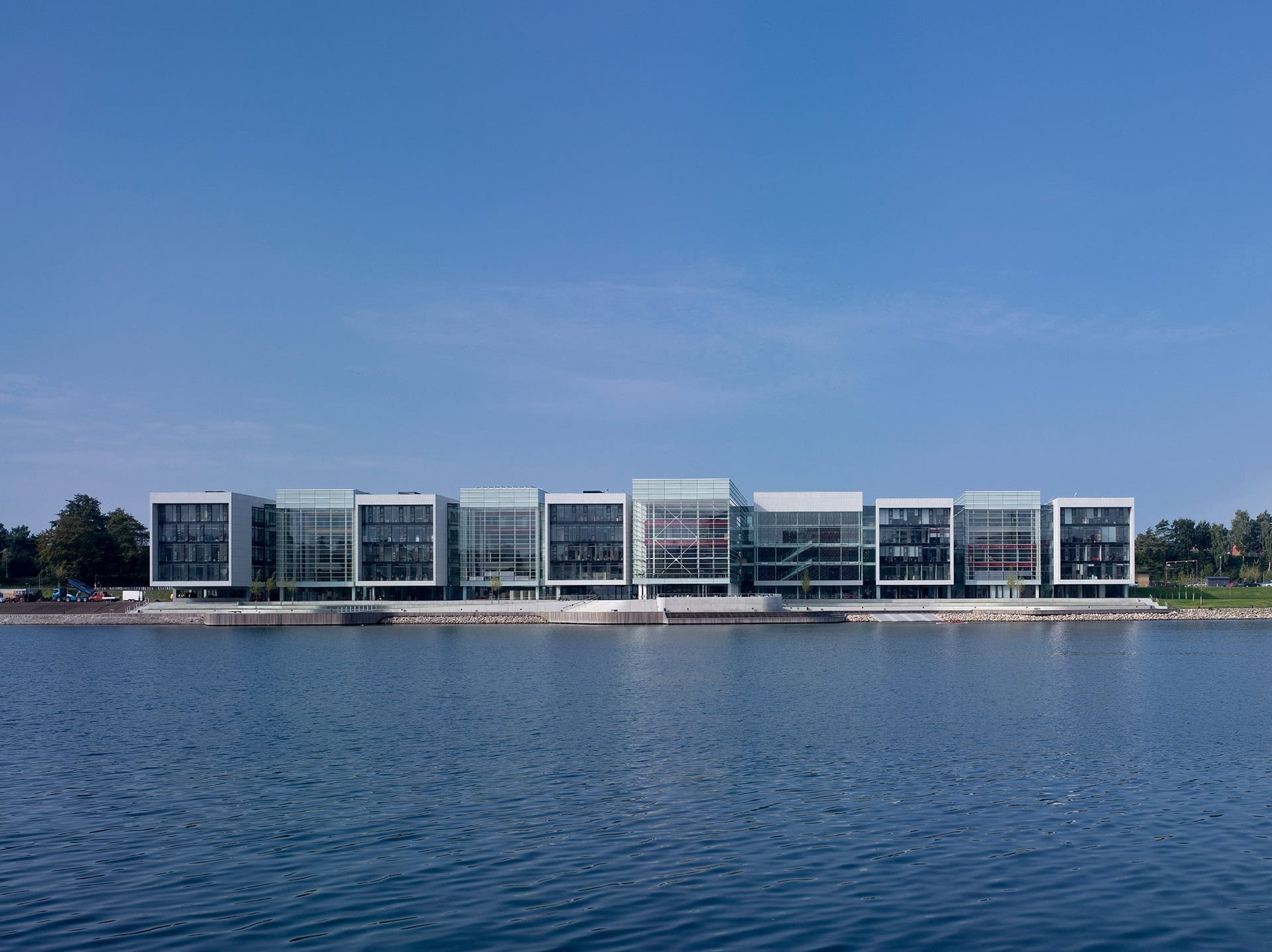 Alsion lies on the former railway yard, right by the Als Sund in ...