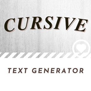 Cursive Text Generator