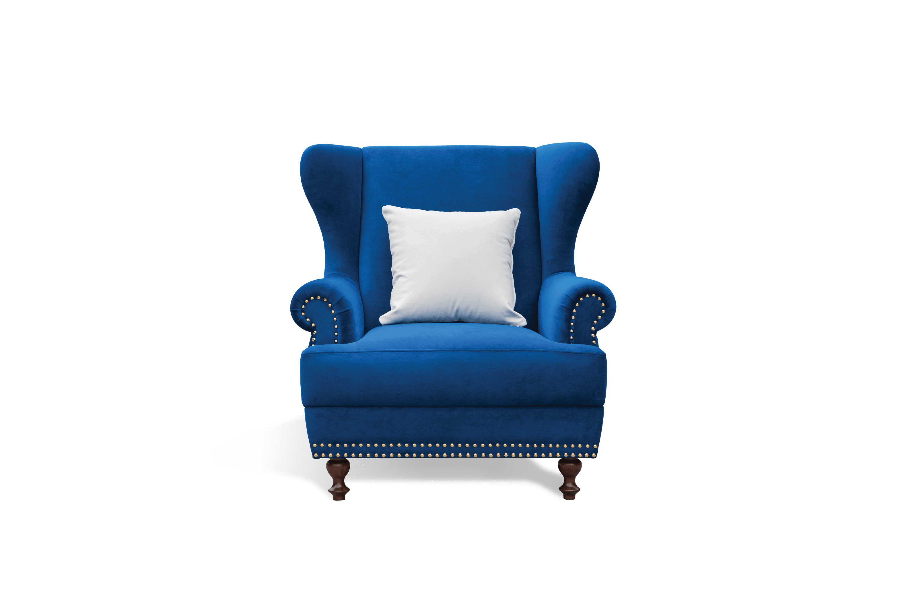 Classic Blue Armchair - Sofia Interior