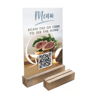 A4 Wooden Menu Block (Pack of 5) - Beaumont