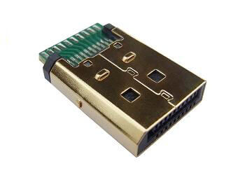 DisplayPort 20 PIN Plug Assembly Male Type : Freeport USA