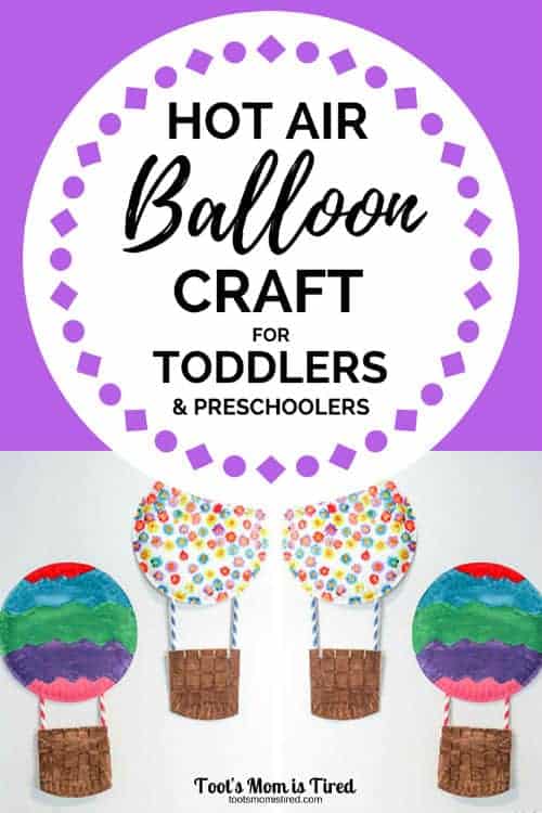 Hot Air Balloon Preschool Craft