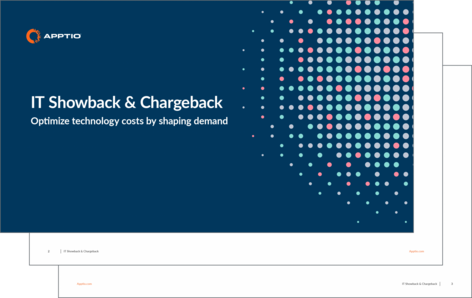 IT Showback and Chargeback Best Practice eBook - Apptio