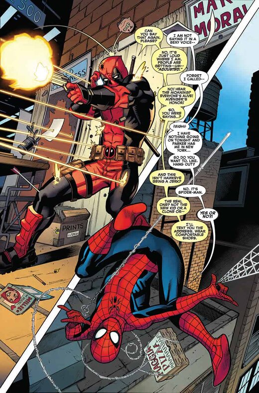 Deadpool Kills Spiderman Comic