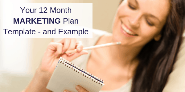 Your 12 Month Marketing Plan Template - And Strategy Example