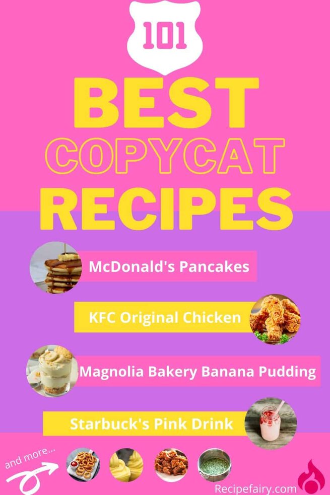 Copycat Recipes: 101 Secret Restaurant Recipes » Recipefairy
