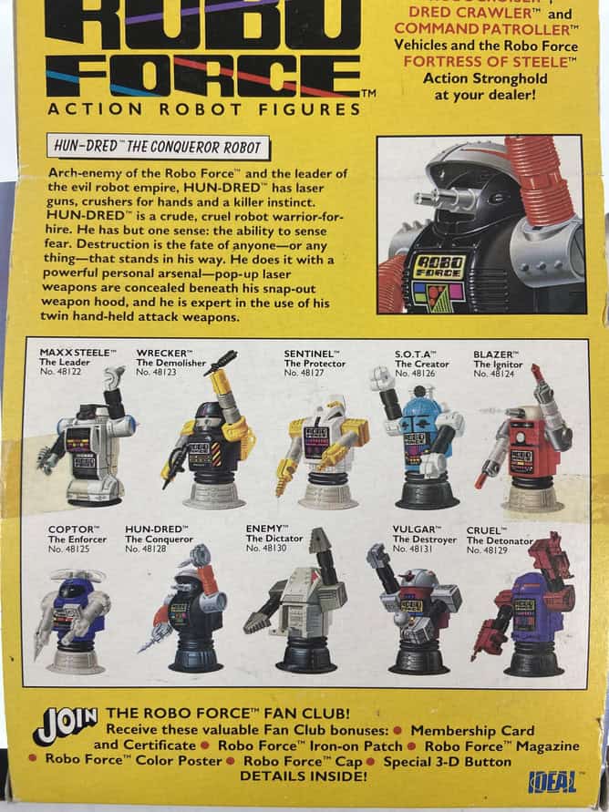 Vintage 1984 Ideal Robo Force Action Figure | EJ'S Auction & Appraisal