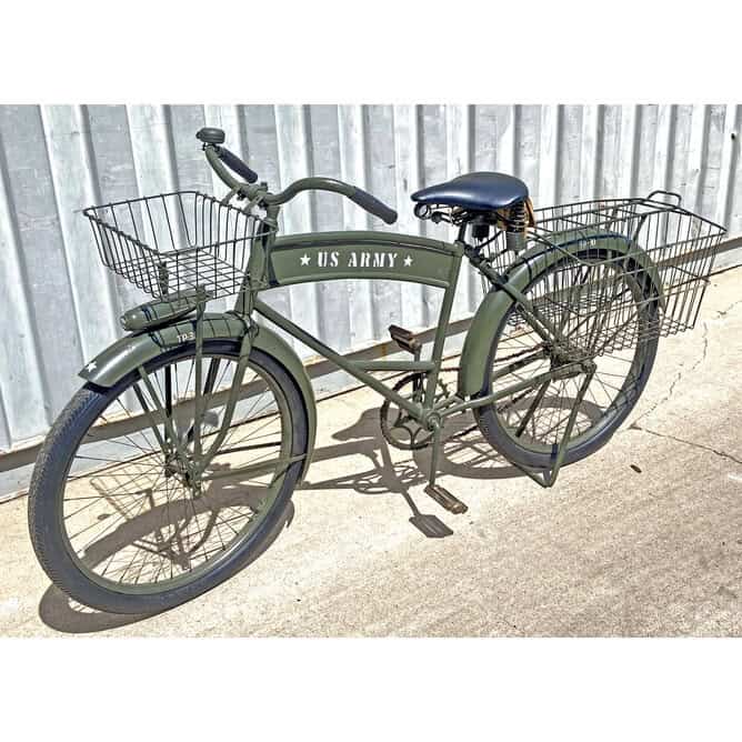 Best WWII Era U.S. Army Bicycle | EJ'S Auction & Appraisal