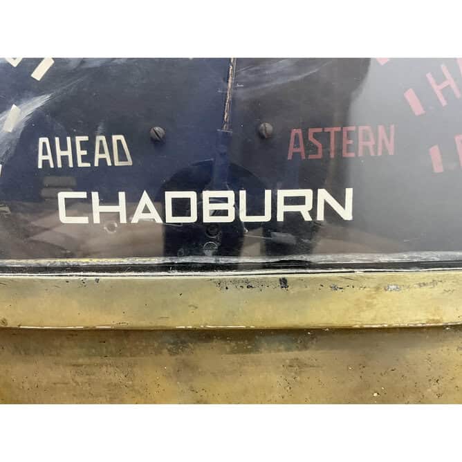 Vintage Chadburn Brass Engine Order Telegraph | EJ'S Auction & Appraisal