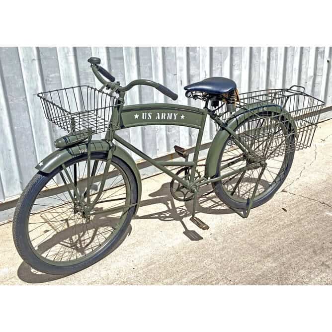 Best WWII Era U.S. Army Bicycle | EJ'S Auction & Appraisal