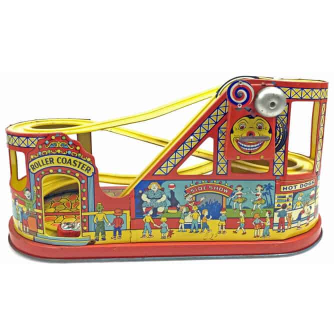 Best Vintage J. Chein Mechanical Roller Coaster | EJ'S Auction & Appraisal