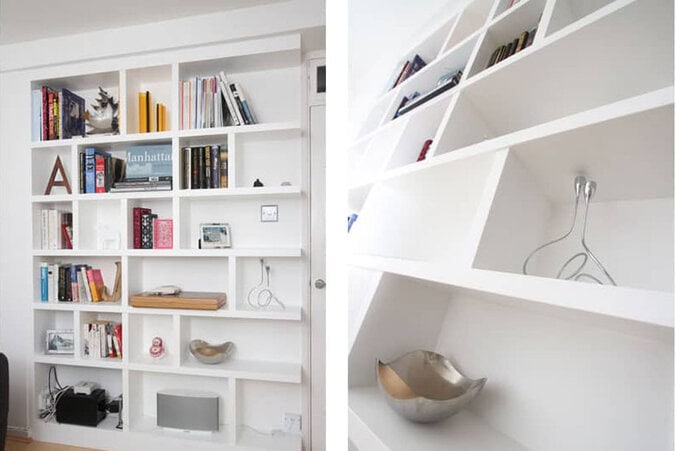 Random upright shelving - Empatika