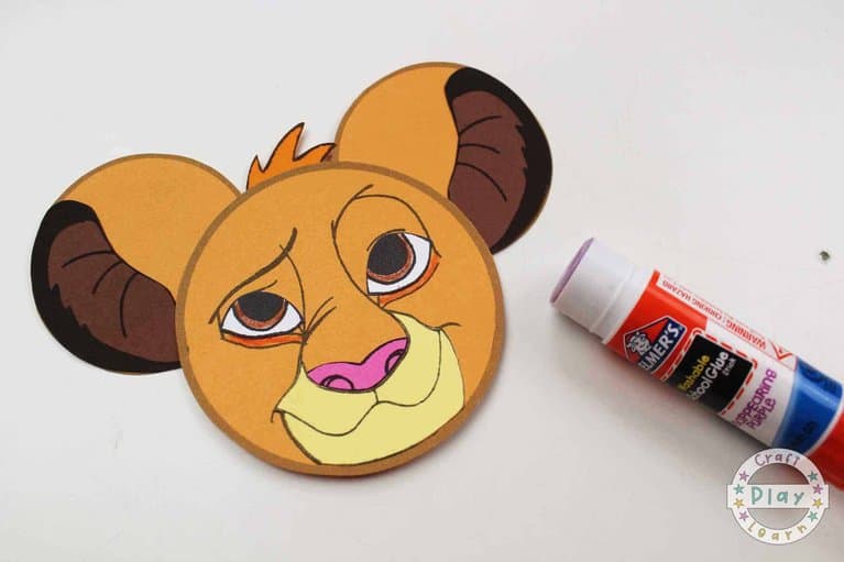 Lion King Mask Template