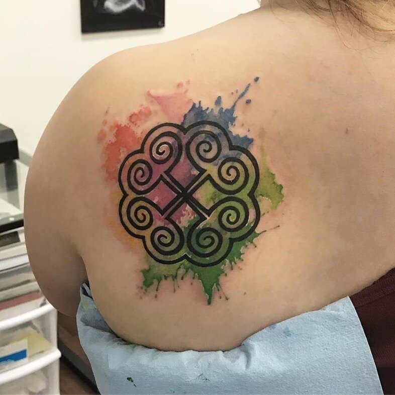 hmong pattern tattoo