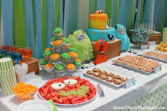 Monster Birthday Party Food Cookie Monster Birthday Party Ideas | 1st