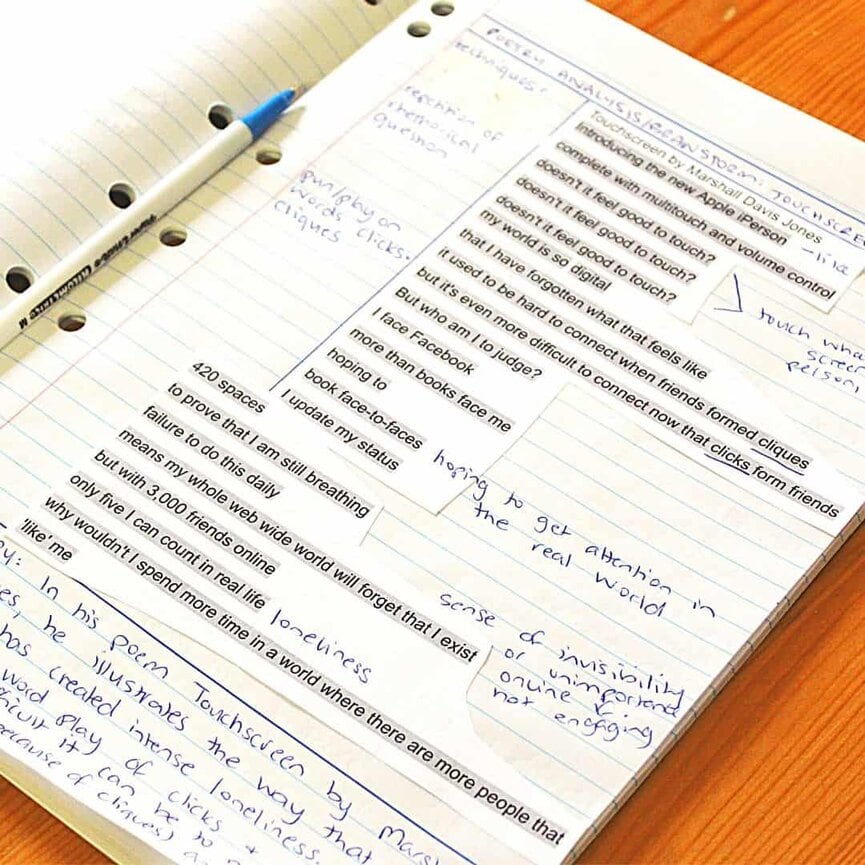 cornell notes example for students