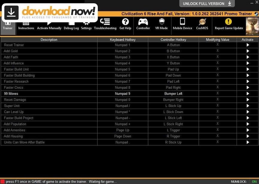 Gamepressure Trainer