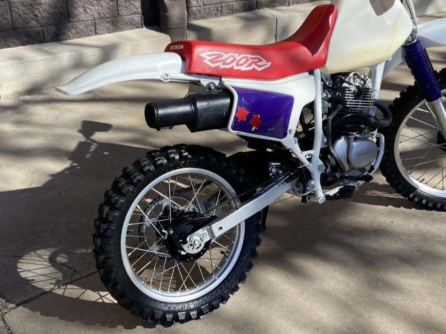 1996 Honda Xr 200 Four Stroke Dirt Bike | EJ'S Auction & Appraisal